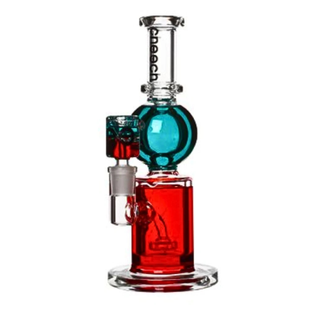 Bong Cheech bicolore à la glycérine de 9 pouces avec percolateur ...