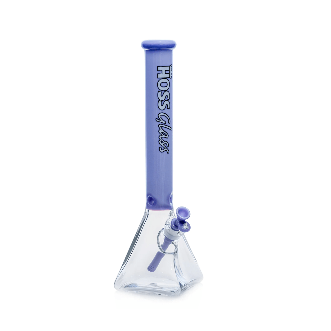 18" Hoss Glass H056 Pyramid Half Colored Beaker Bong (7mm) | Bongs.ca ...